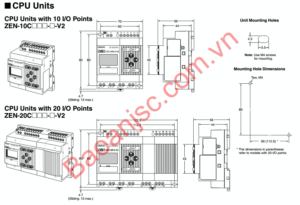 - Bộ điều khiển lập trình logic OMRON ZEN series - baoanjsc.com.vn